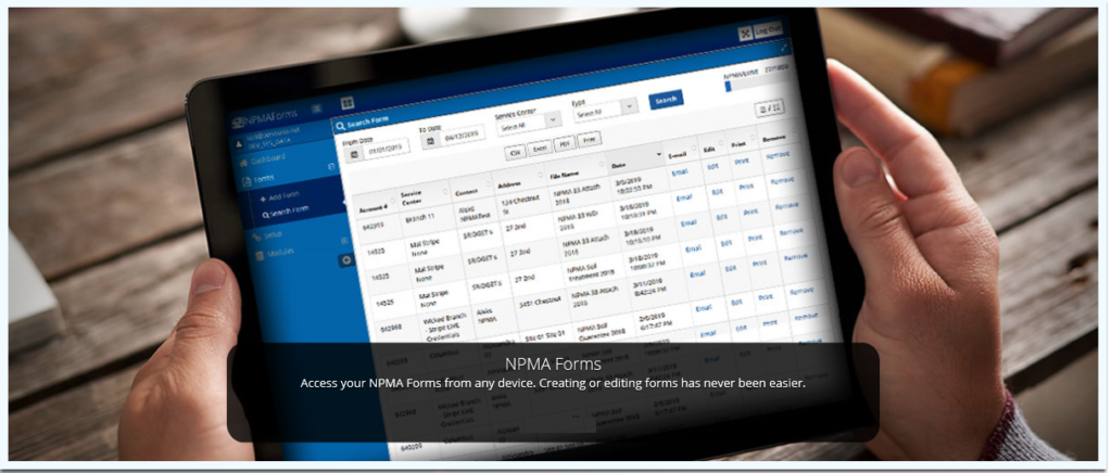 NPMA Forms Online | Industry Forms For Pest Professionals